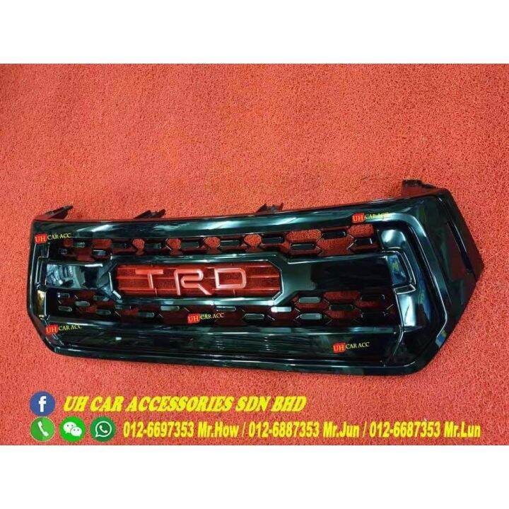 TOYOTA HILUX REVO ROCCO 2019 TRD FRONT BUMPER GRILL GRILLE | Lazada