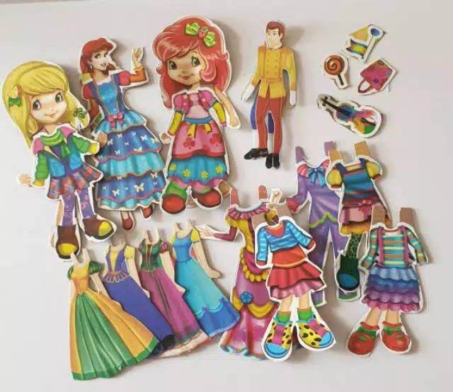 ( COD ) PAPER DOLL MODEL BUKU SIZE KECIL ISI 5LBR HARGA SATUAN BONEKA ...