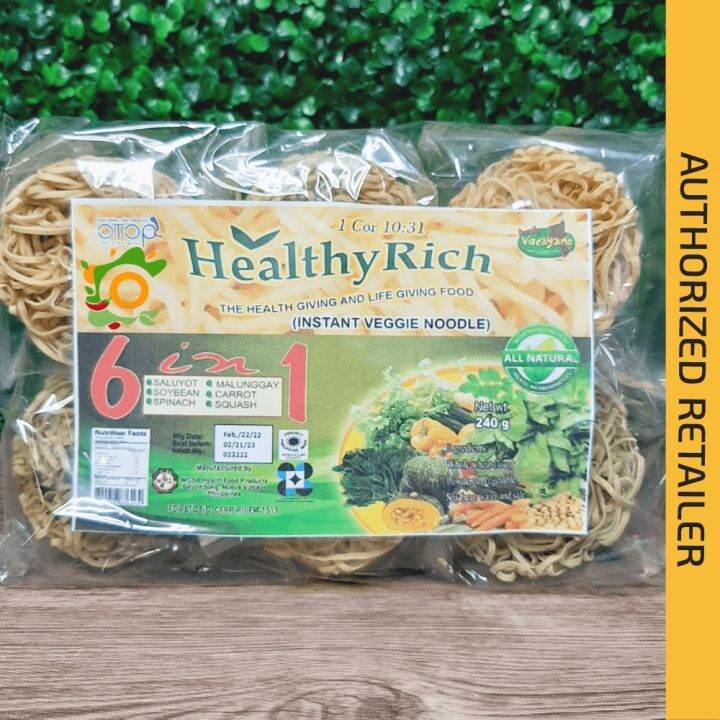 Healthy Rich 6in1 Vegetable Canton 240g Vegan | Lazada PH
