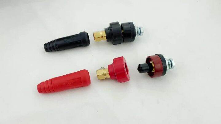 Europe Welder Quick Fitting Female Male Cable Connector Clamp Socket ...
