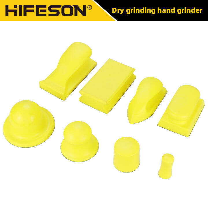 HIFESON Manual Sanding Disc Holder Mini Sand paper Block Backing ...