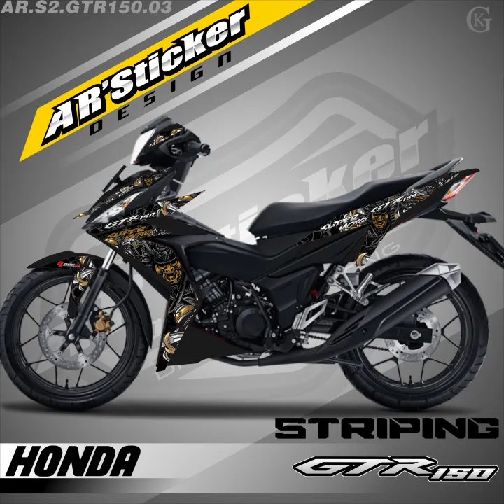 GTR STICKER STRIPING GTR 150 - STIKER MOTOR HONDA SUPRA GTR 150 LIST ...