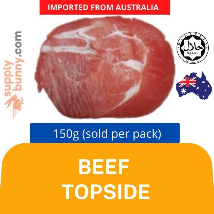 Australian Beef Topside (150g per Pack) Frozen Shabu-Shabu Daging ...