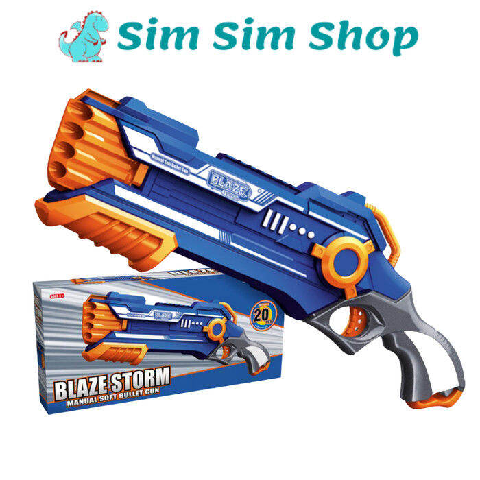 Mainan Pistol Tembakan Manual Shotgun Blaze Storm Gun 7037 Not Nerf ...