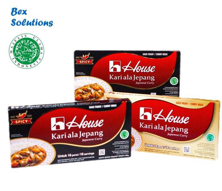 (HALAL) House Japanese Curry Sauce Mix 300g (16 servings) Kari Ala ...