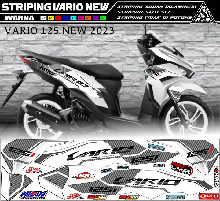 Striping variasi vario 125 new 2023 lis simple varian warna | Lazada ...