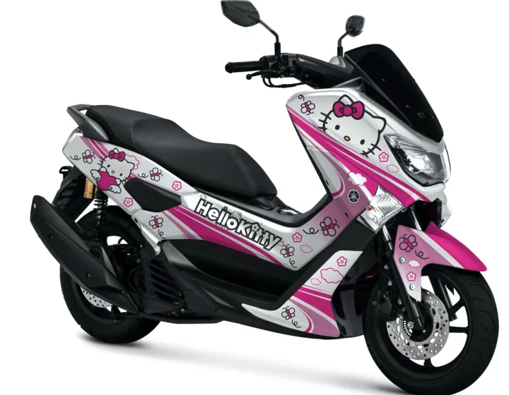 sticker decal full body variasi yamaha nmax old motip hello kitty dua ...