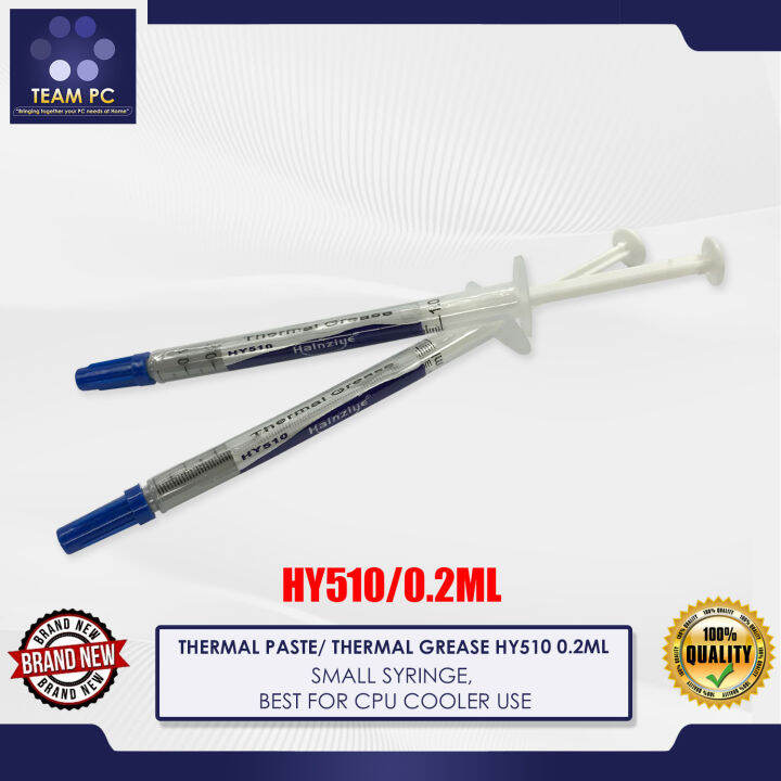 THERMAL PASTE/ THERMAL GREASE HY510 0.2ML, SMALL SYRINGE, BEST FOR CPU ...