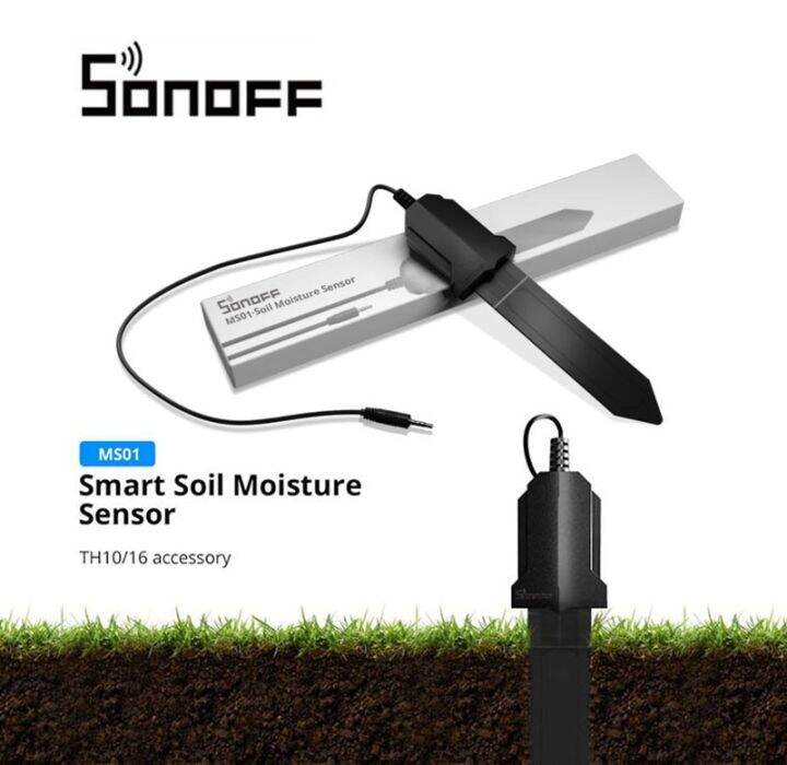 SONOFF MS01 Smart Soil Moisture Sensor Waterproof Smart Home Soil ...