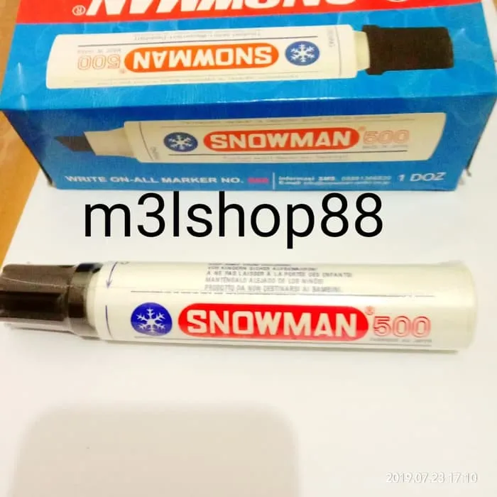 spidol jumbo / spidol snowman 500-1 pcs | Lazada Indonesia