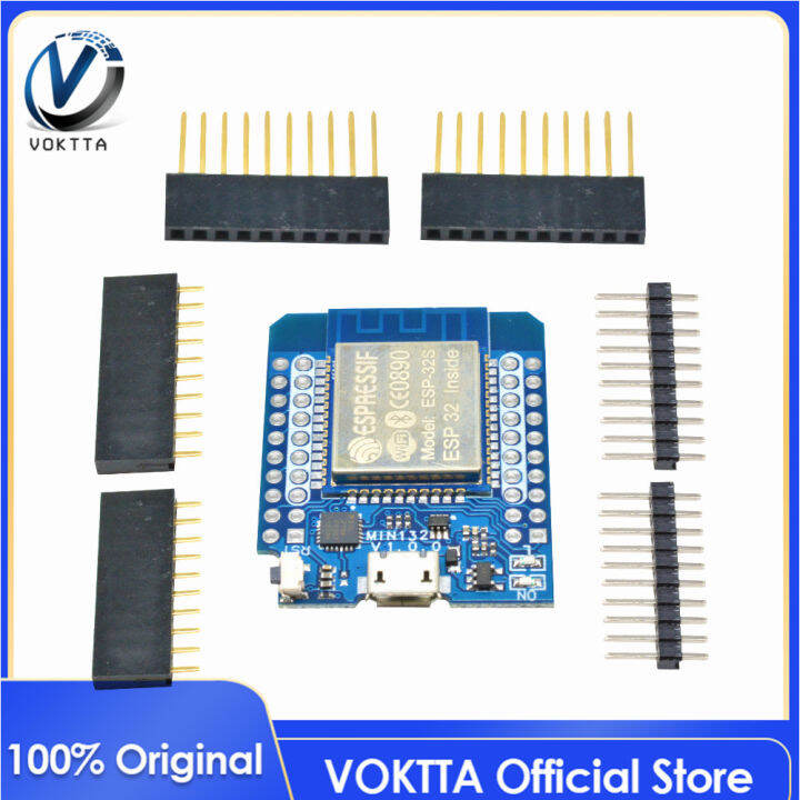 Original VOKTTA Wemos Mini D1 Mini ESP8266 ESP32 ESP-WROOM-32 WIFI Bluetooth Module CP2104 ...