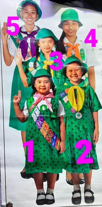 Girl Scout of the Philippines Uniform (GSP set) . Best use by Grade 3 to Grade 5 students. This ...