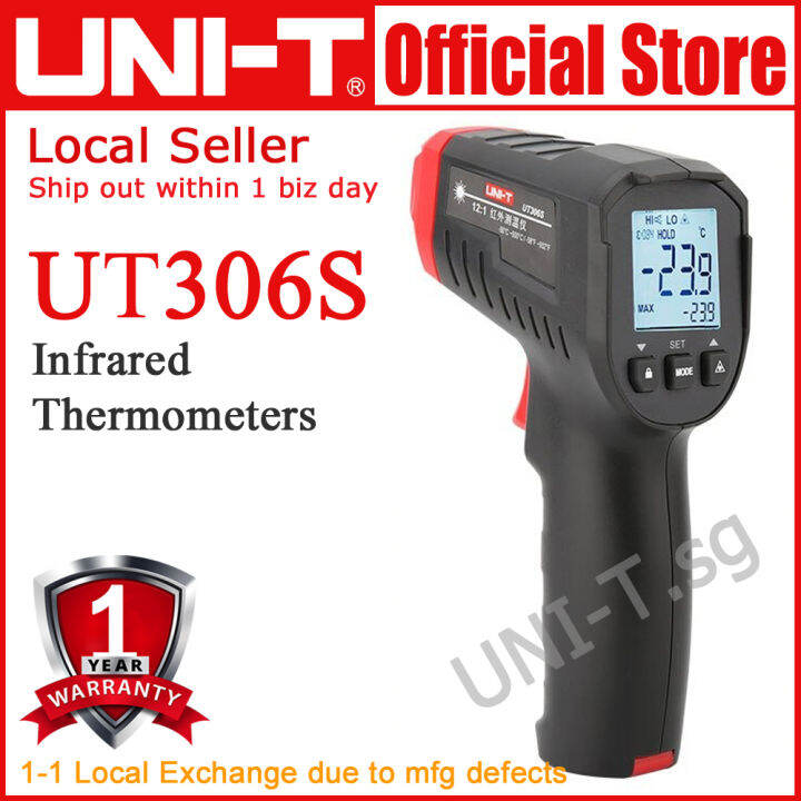 UNI-T UT306C UT306S Infrared Thermometer -50℃ ~ 500℃ | Lazada Singapore
