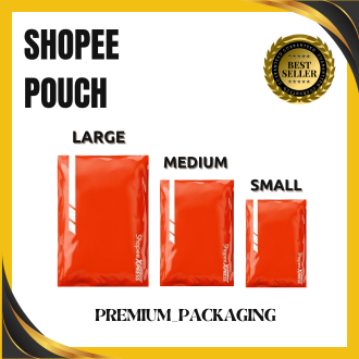 ORANGE POUCH PRINTED SH-O000-P-E-E POUCH NO POCKET SET of 100PCS SMALL ...