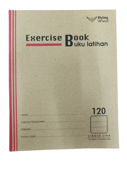 F5 SINGLE LINE NOTEBOOK 120PGS/ EXERCISE BOOK SINGLE LINE/BUKU LATIHAN ...