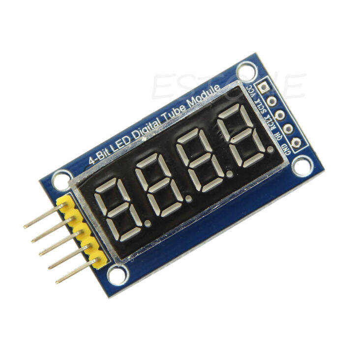 【lowest price】TM1637 LED Display Module 4 Bits Digital Tube With Clock ...