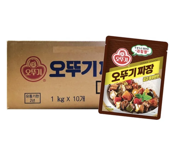 [Original] 오뚜기짜장 Ottogi Jjajang Powder (ผงจาจัง) 1kg*10 | Lazada.co.th