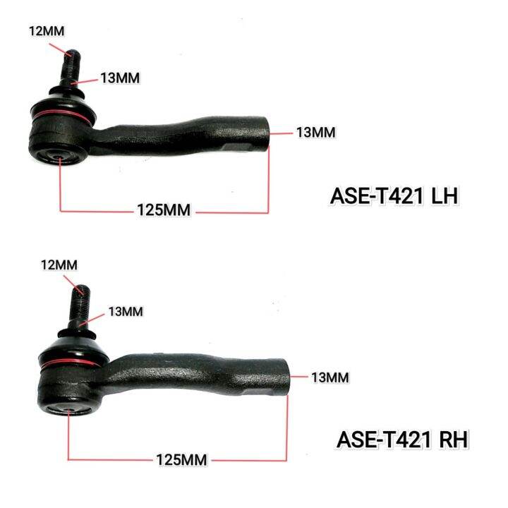 TIE ROD END ( 45047-09370 / 45046-09720 ) LEFT & RIGHT TOYOTA VIOS 2013 ...