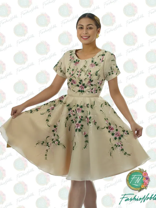 JAPAN JUSI HAND PAINTED DRESS / FN39-JHP | Lazada PH