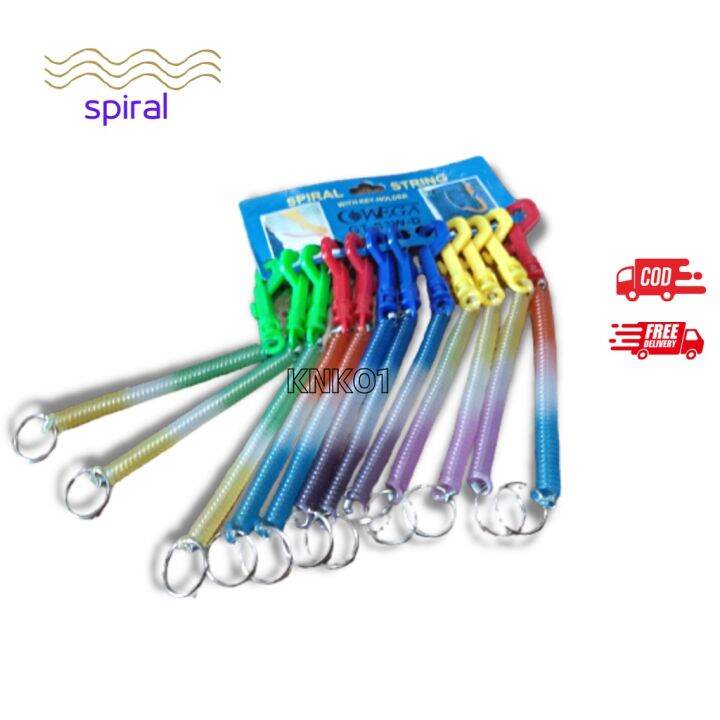 Gantungan Kunci Karet Spiral / Gantung Kunci Motor Spiral | Lazada ...