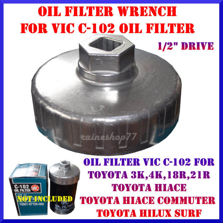 Oil Filter Wrench for Vic C-102 Oil Filter for Oil filter VIC C-102 for ...