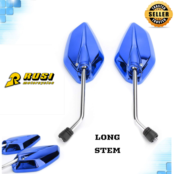 RUSI RoyaL 150 -Motorcycle Side Mirror | Silver Stem | ALLOY Dahon Type ...