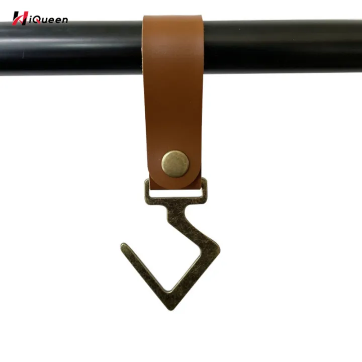 HiQueen กลางแจ้งเต็นท์ราวหนังตะขอตั้งแคมป์สามเหลี่ยมแร็คตะขอโคมไฟการจัด ...