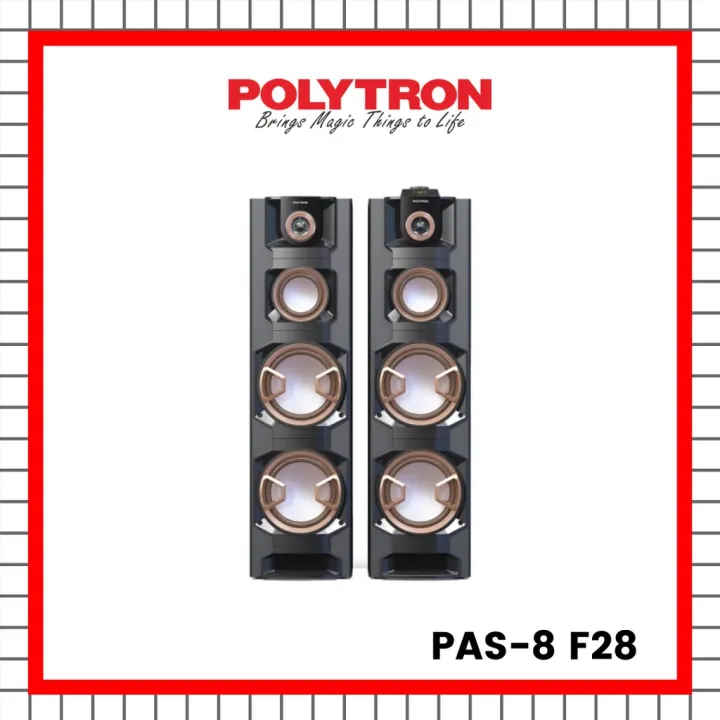 ACTIVE SPEAKER POLYTRON PAS-8 F28 / SPEAKER AKTIF POLYTRON PAS-8 F28 ...