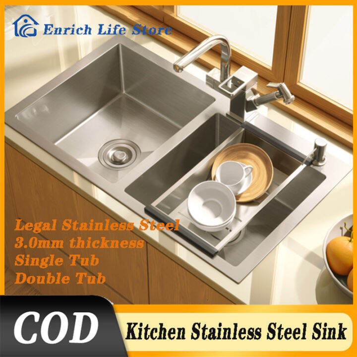 Kitchen Sink Stainless For Kitchen Lababo Stainless Steel Complete Set ...