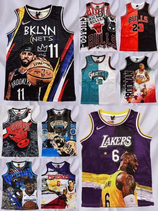 #9800 mens basketball dryfit full sublimation nba jersey sando | Lazada PH