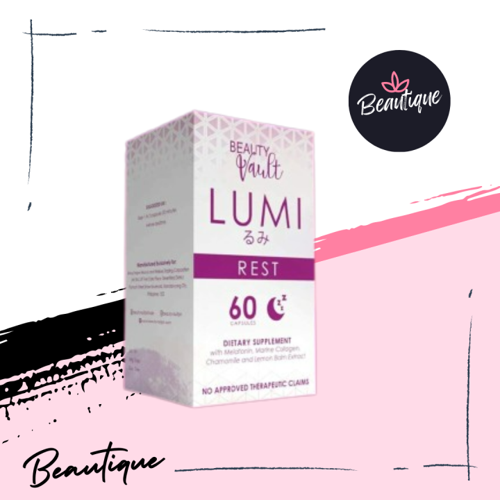 LUMI CAPSULES REST by Beauty Vault 60 capsules | Lazada PH