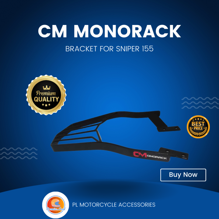 CM MONORACK BRACKET FOR SNIPER 155 | Lazada PH