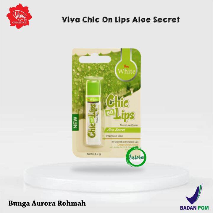 VIVA White Chic On Lips Moisture Balm (Aloe Secret) - Lip Balm | Lazada ...