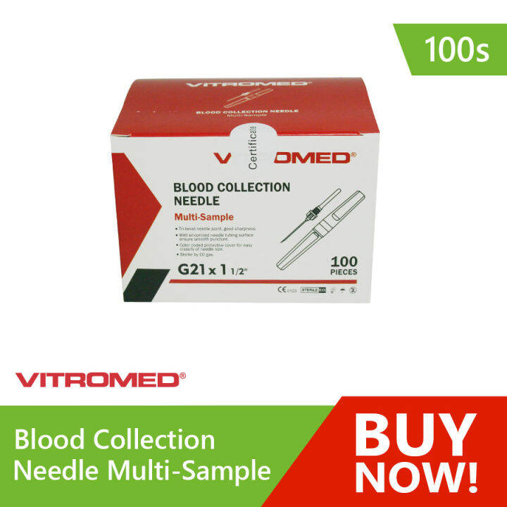 Vitromed Blood Collection Multi-Sample 100s | Lazada PH