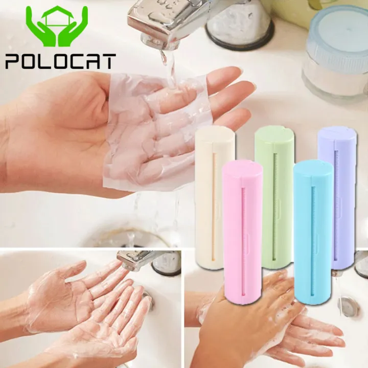 Polocat Handmade Paper Soap Tablets, Instant Portable Soap Disposable ...
