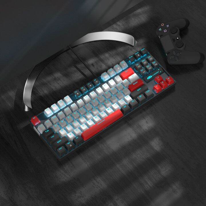 MageGee MK-star Mechanical Gaming Keyboard Blue Red Switch Compact 87 ...