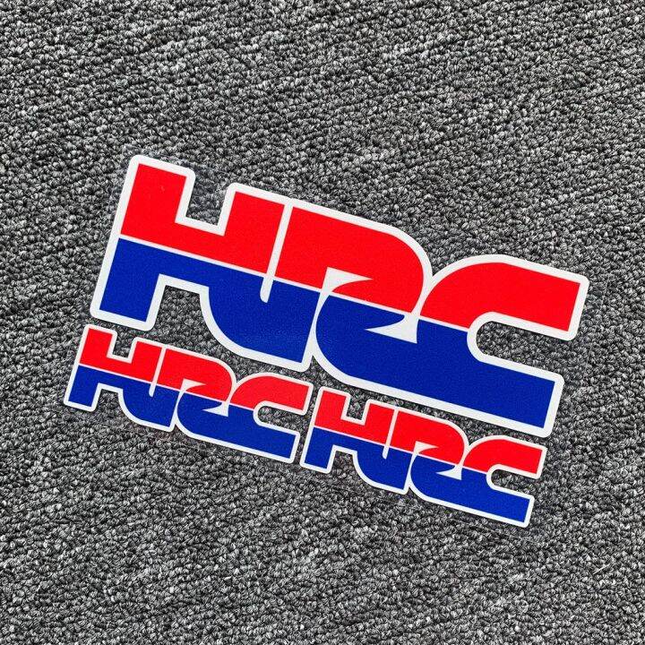 HRC reflective Honda motorcycle sticker racing helmet Decal decoration ...