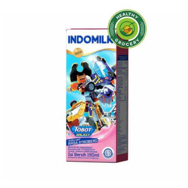 Indomilk Susu UHT Rasa Strawberry 190ml | Lazada Indonesia