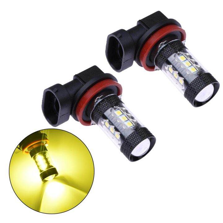 Brighten Your Drive with H11 H8 LED Bulbs 3000K Golden Yellow for Fog ...