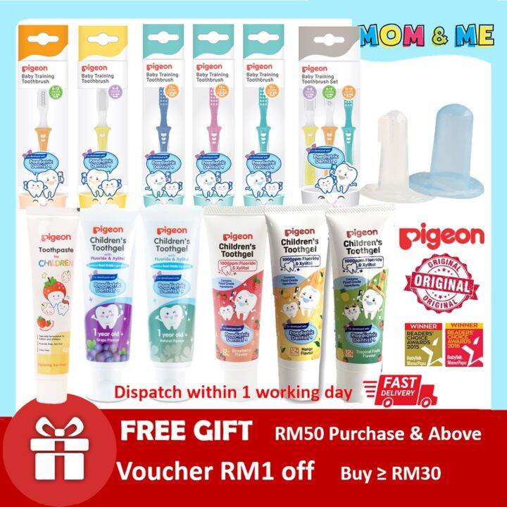 Original Pigeon Children Toothpaste Strawberry Children Toothgel | Baby ...