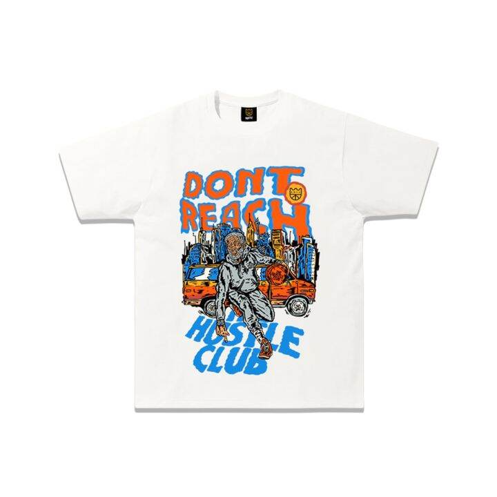 KOTC x The Hustle Club "Youngblood" Oversized T-Shirt in Off White ...