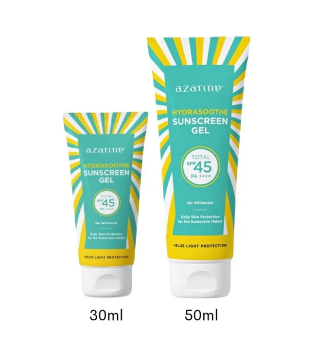 Azarine Hydrasoothe Sunscreen Gel SPF 45 PA++++ | Lazada Indonesia