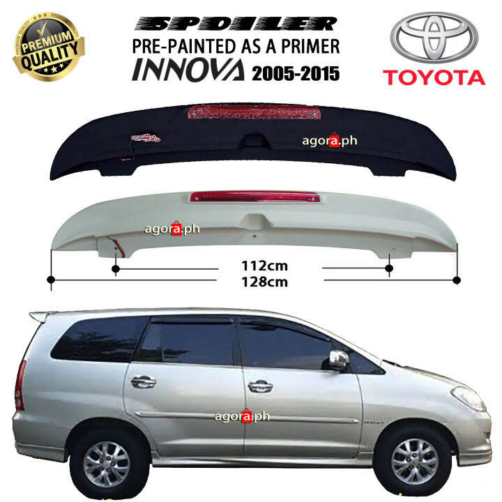 SAME DAY DELIVERY WITHIN METRO MANILA Rear Spoiler for Toyota Innova ...