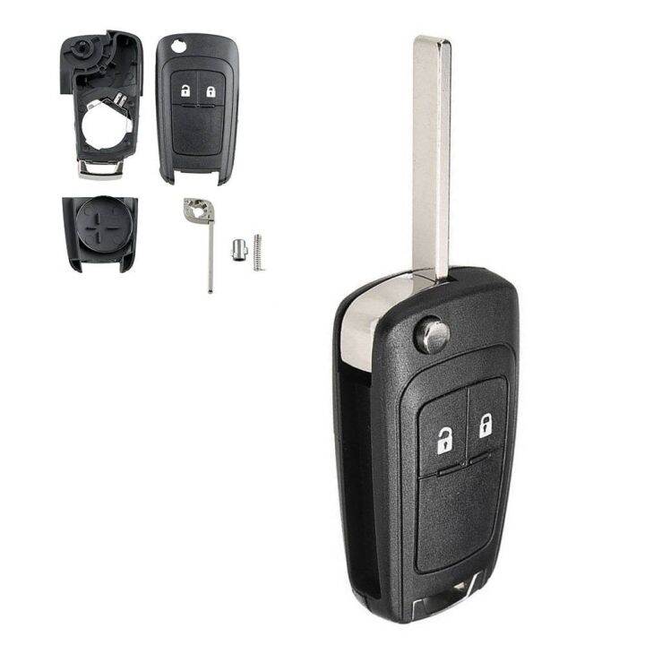 2-Button Replace Key Remote Case Shell Fob For Chevrolet/For Cruze 10 ...