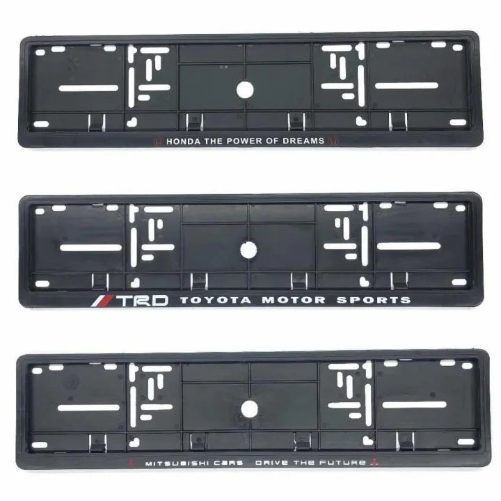 UNIVERSAL CAR LICENSE PLATE FRAME NUMBER PLATE HOLDER proton perodua ...