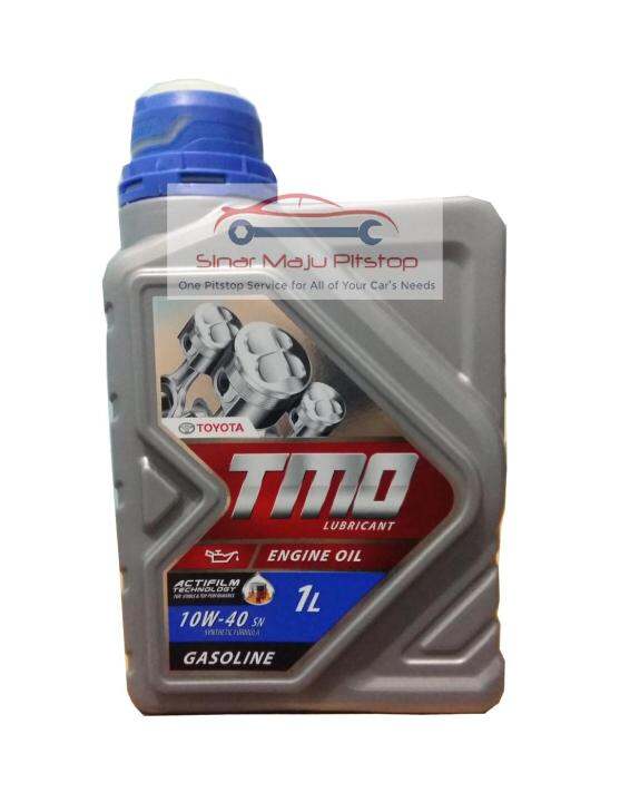 Toyota Motor Oil Synthetic Oil - TMO 10W-40 API SN/CF - Pelumas Oli ...