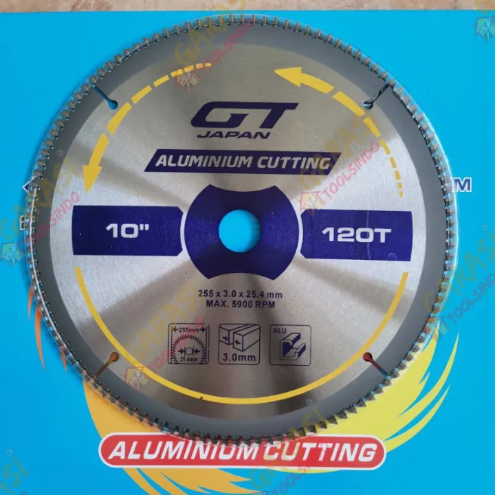 mata potong aluminium 10 inch 120 t mata miter saw 10 in mata pisau ...