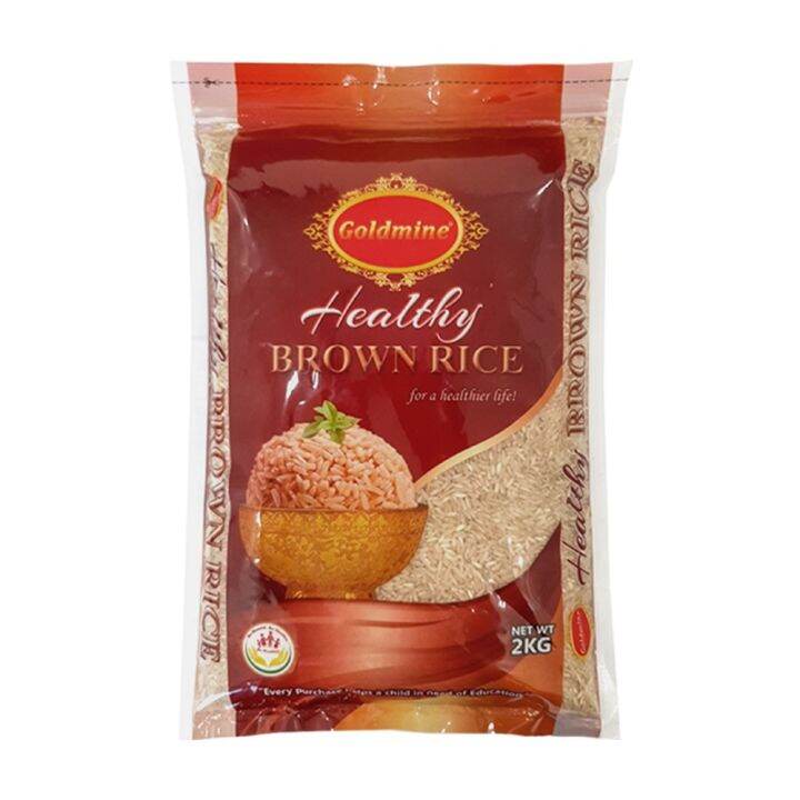 Goldmine Healthy Brown Rice 2KG | Lazada PH