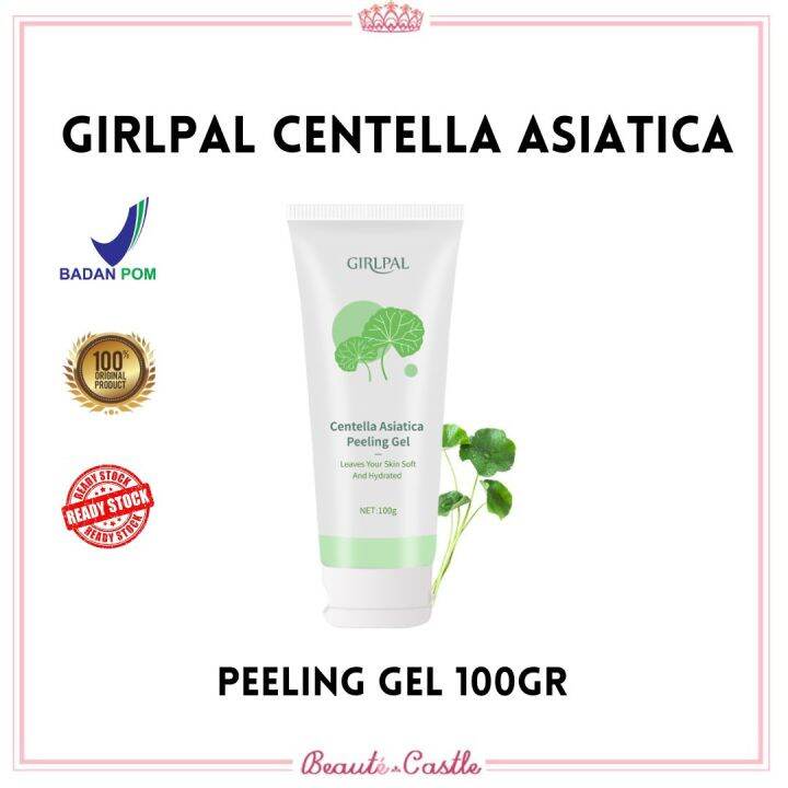 GIRLPAL Centella Asiatica Peeling Gel 100g Facial Glowing Blackhead Cleaner Body Exfoliating ...