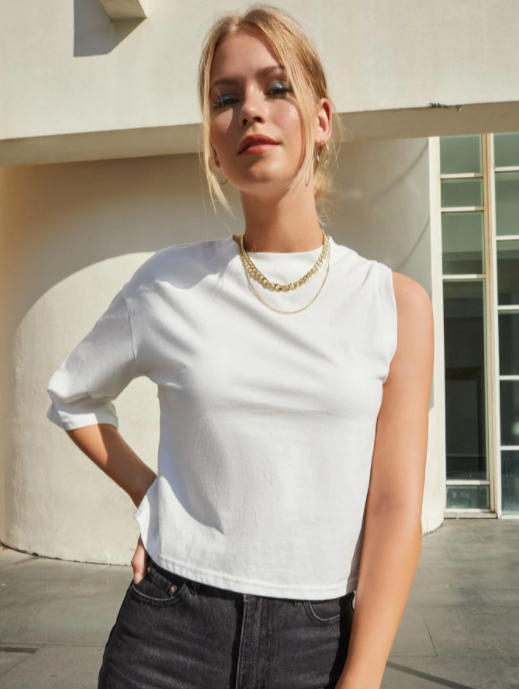 Solid Drop Shoulder Tee | Lazada PH